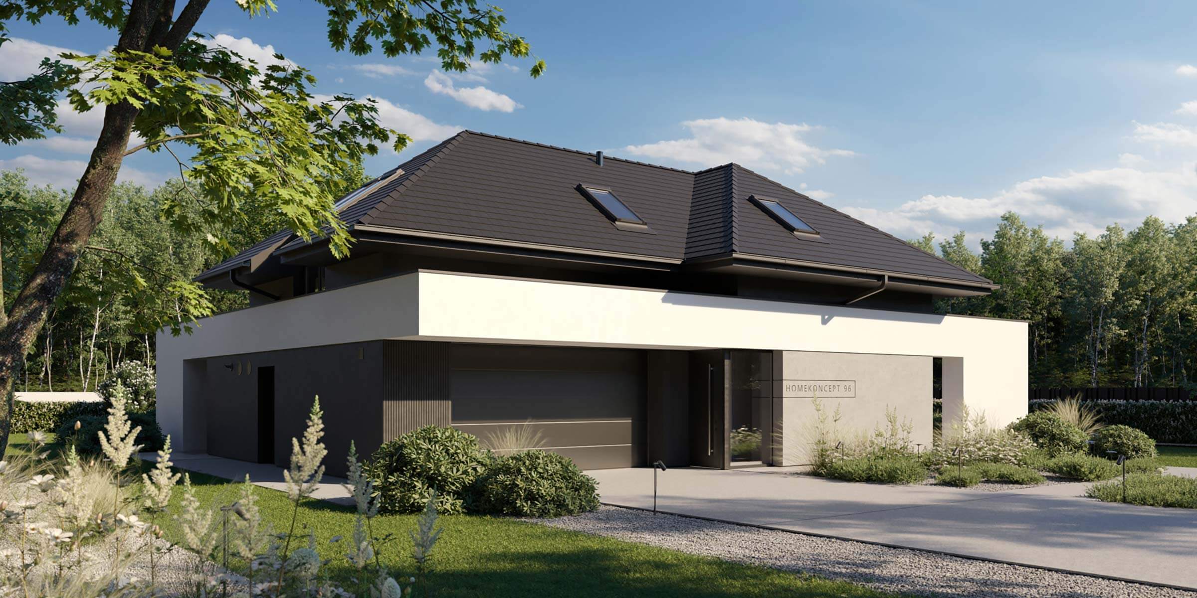 projekt domu HK96 HOMEKONCEPT 96 - Murator projekty