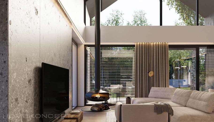 projekt domu HK114 HOMEKONCEPT 114 - Murator projekty