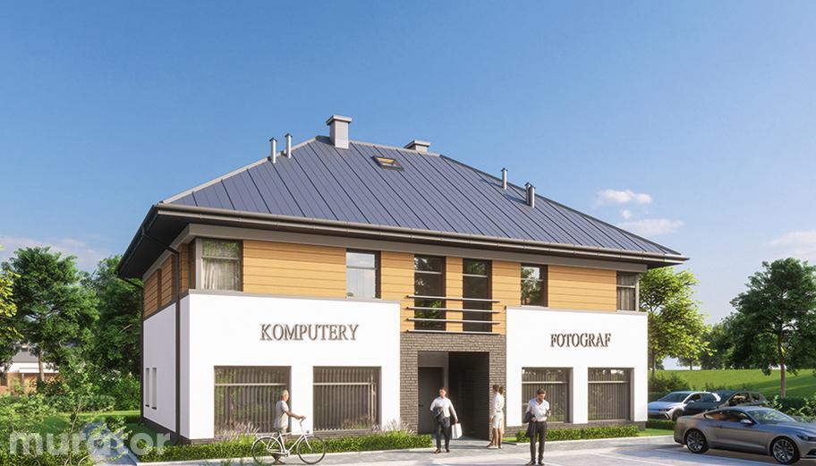 projekt usługowy U15g Budynek usługowy z częścią mieszkalną U15g ...