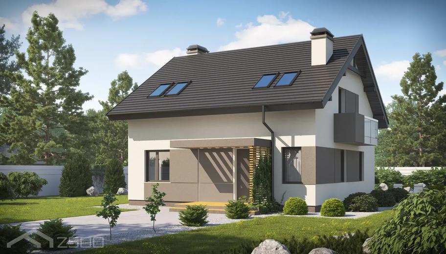 projekt domu Z65v2 Projekt domu Z65 v2 - Murator projekty
