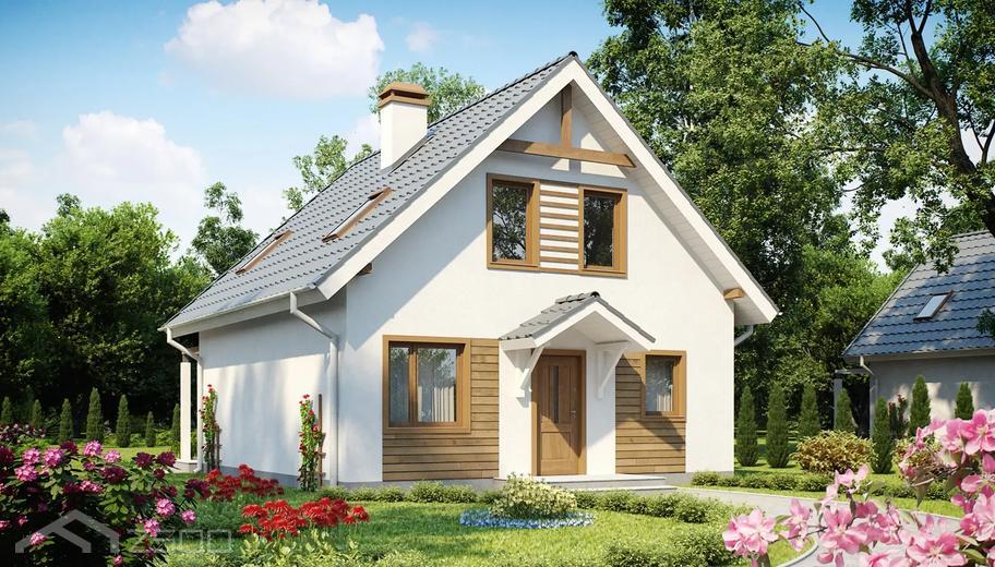 projekt domu Z99D Projekt domu Z99 D - Murator projekty