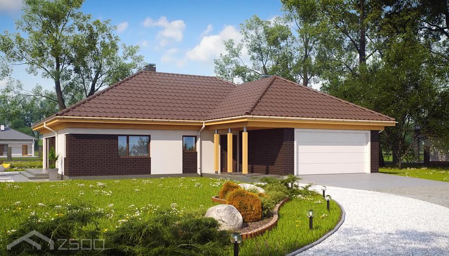 projekt domu Z144 Projekt domu Z144 - Murator projekty