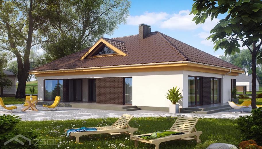 projekt domu Z144 Projekt domu Z144 - Murator projekty