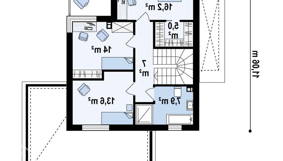 projekt domu Z156A- Projekt domu Z156 A - - Murator projekty