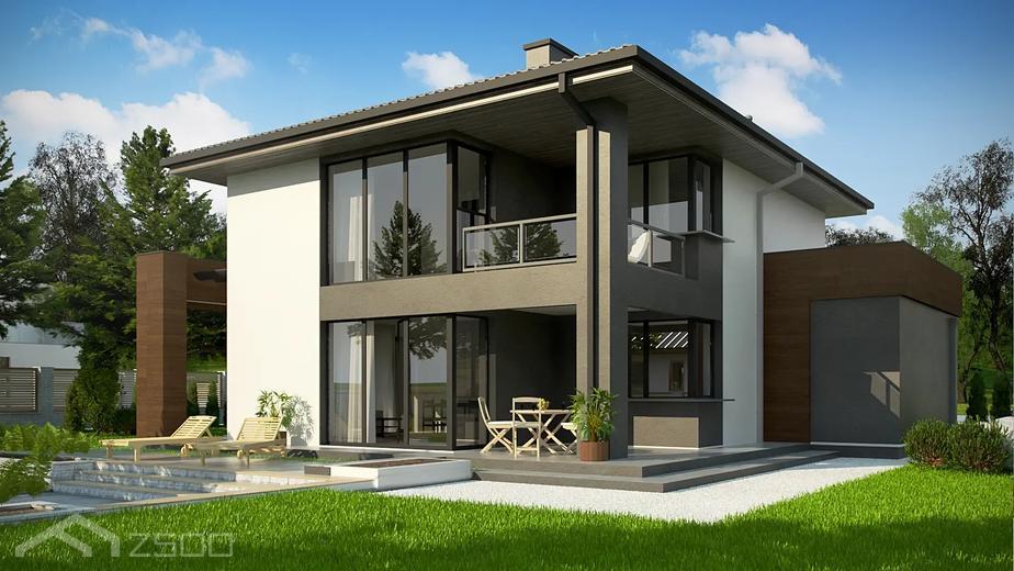 projekt domu Z156A- Projekt domu Z156 A - - Murator projekty
