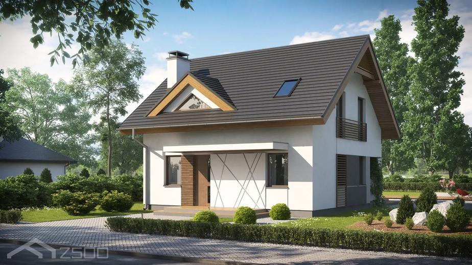 projekt domu Z163 Projekt domu Z163 - Murator projekty