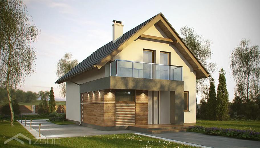 projekt domu Z174 Projekt domu Z174 - Murator projekty