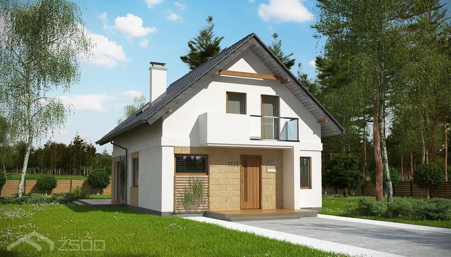 projekt domu Z177+ Projekt domu Z177 + - Murator projekty