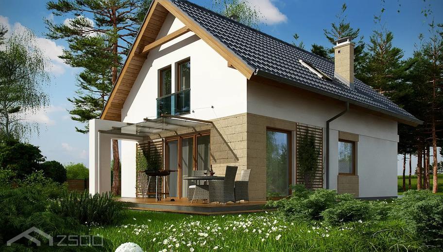 projekt domu Z177+ Projekt domu Z177 + - Murator projekty