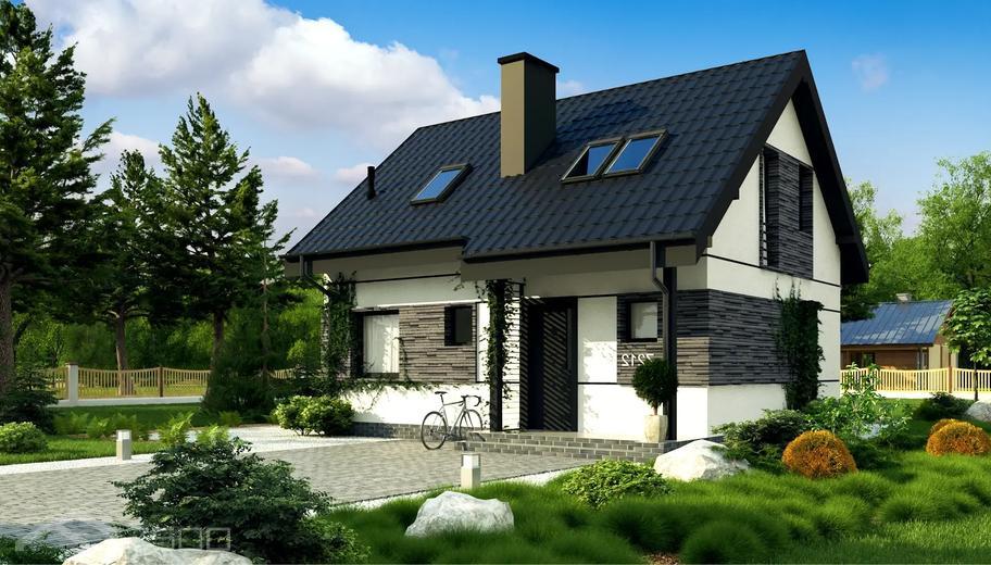 projekt domu Z212 Projekt domu Z212 - Murator projekty