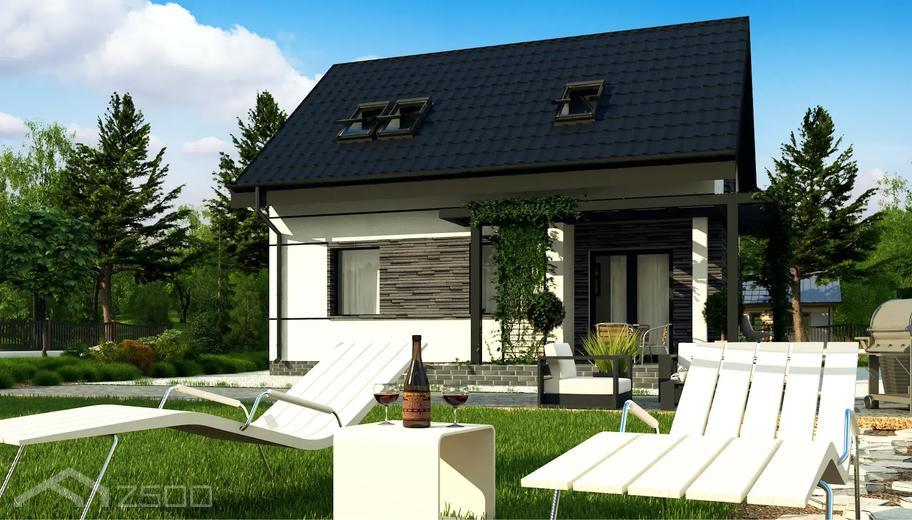 projekt domu Z212 Projekt domu Z212 - Murator projekty