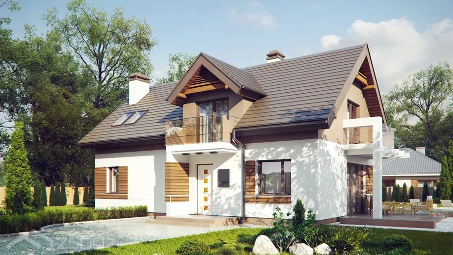 projekt domu Z223D Projekt domu Z223 D - Murator projekty