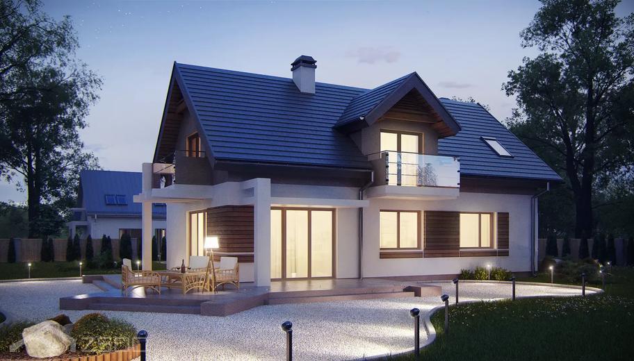 projekt domu Z223D Projekt domu Z223 D - Murator projekty