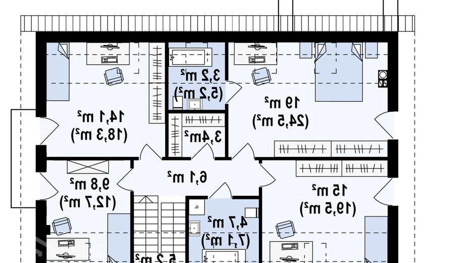 projekt domu Z239 Projekt domu Z239 - Murator projekty