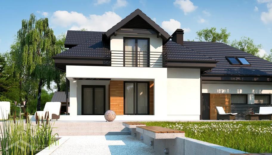 projekt domu Z284GP2 Projekt domu Z284 GP2 - Murator projekty