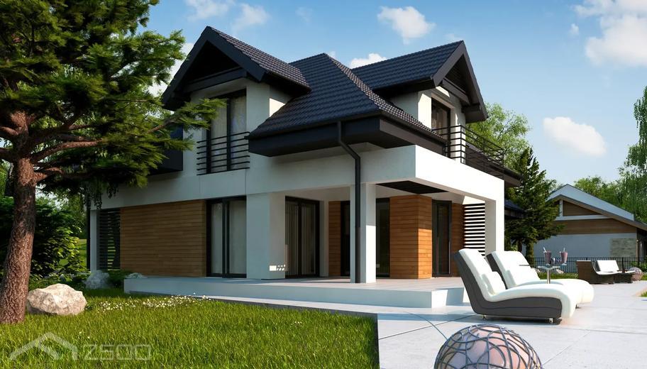 projekt domu Z284GP2 Projekt domu Z284 GP2 - Murator projekty
