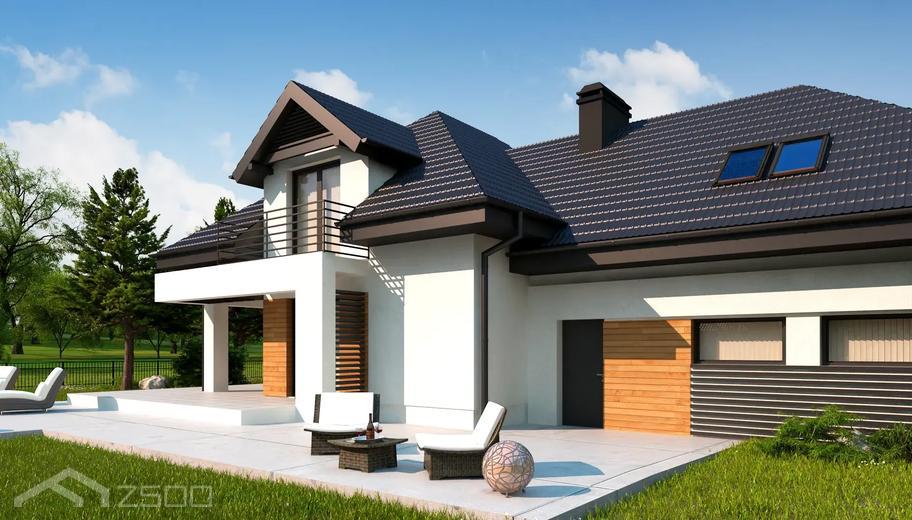 projekt domu Z284GP2 Projekt domu Z284 GP2 - Murator projekty