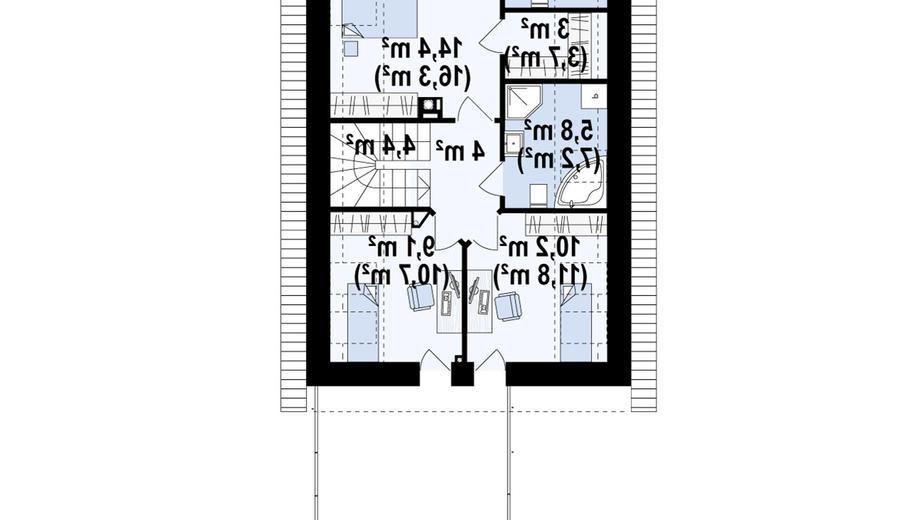 projekt domu Z299 Projekt domu Z299 - Murator projekty
