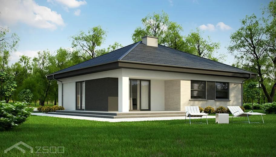projekt domu Z332D Projekt domu Z332 D - Murator projekty