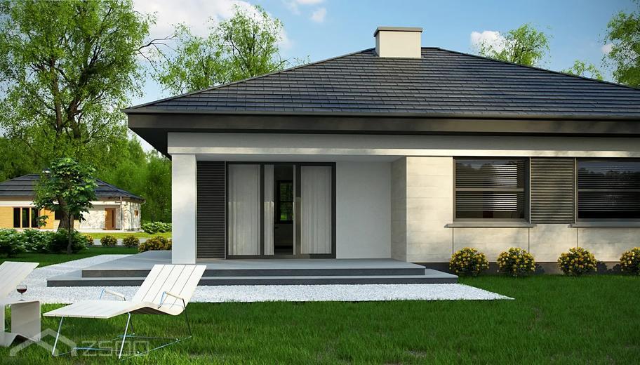 projekt domu Z332D Projekt domu Z332 D - Murator projekty