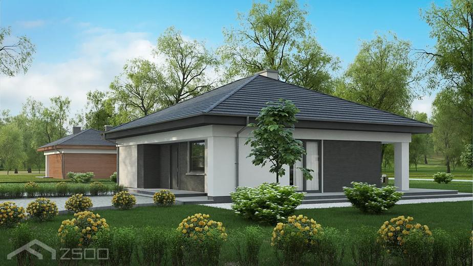 projekt domu Z332D Projekt domu Z332 D - Murator projekty