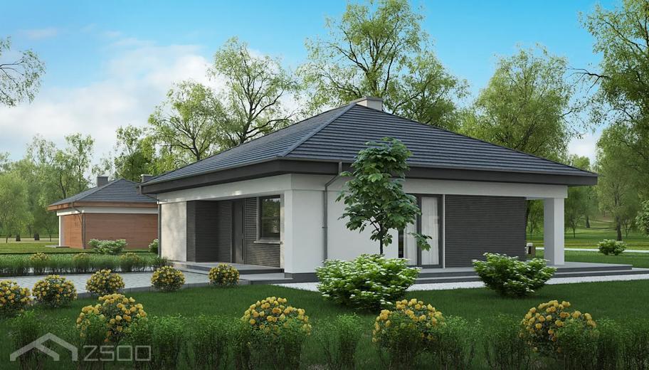 projekt domu Z332D Projekt domu Z332 D - Murator projekty