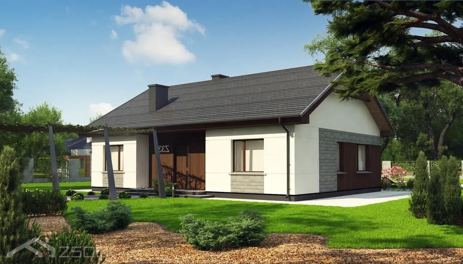 projekt domu Z334 Projekt domu Z334 - Murator projekty