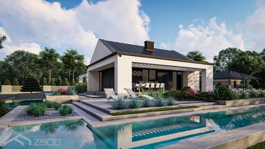 projekt domu Z381 Projekt domu Z381 - Murator projekty