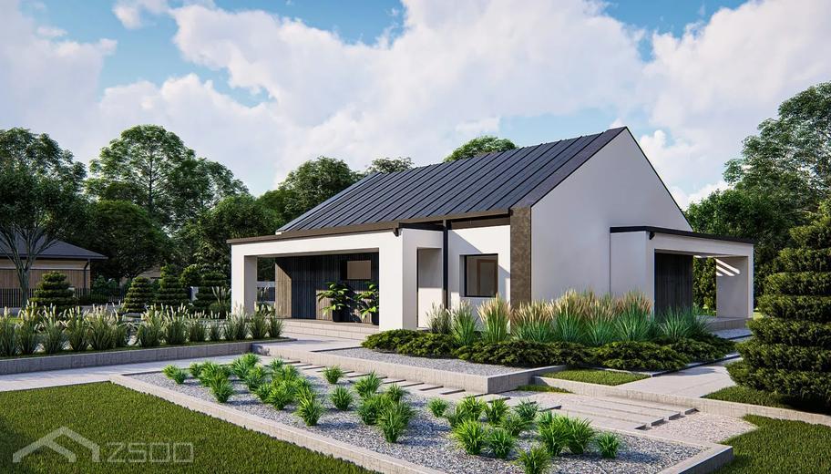 projekt domu Z381 Projekt domu Z381 - Murator projekty