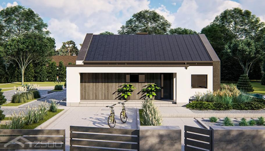 projekt domu Z381 Projekt domu Z381 - Murator projekty