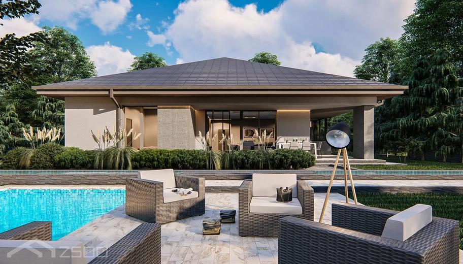 projekt domu Z412 Projekt domu Z412 - Murator projekty