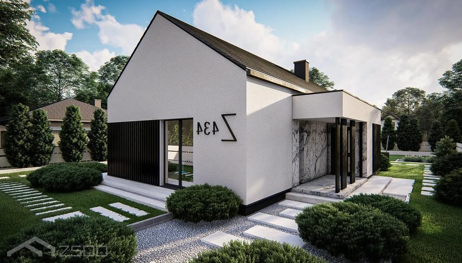 projekt domu Z434 Projekt domu Z434 - Murator projekty