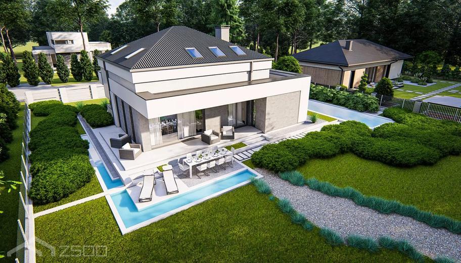 projekt domu Z495 Projekt domu Z495 - Murator projekty