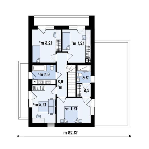 projekt domu Zx215 Projekt domu Zx215 - Murator projekty