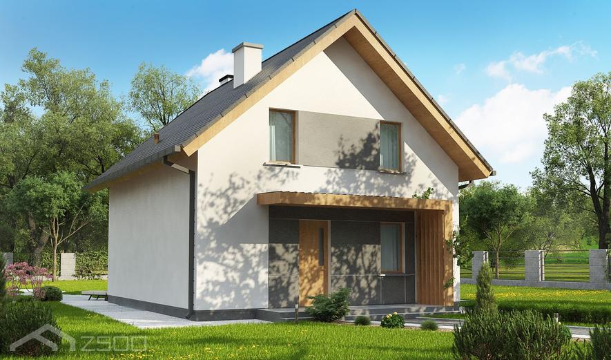 projekt domu Z44A Projekt domu Z44 A - Murator projekty