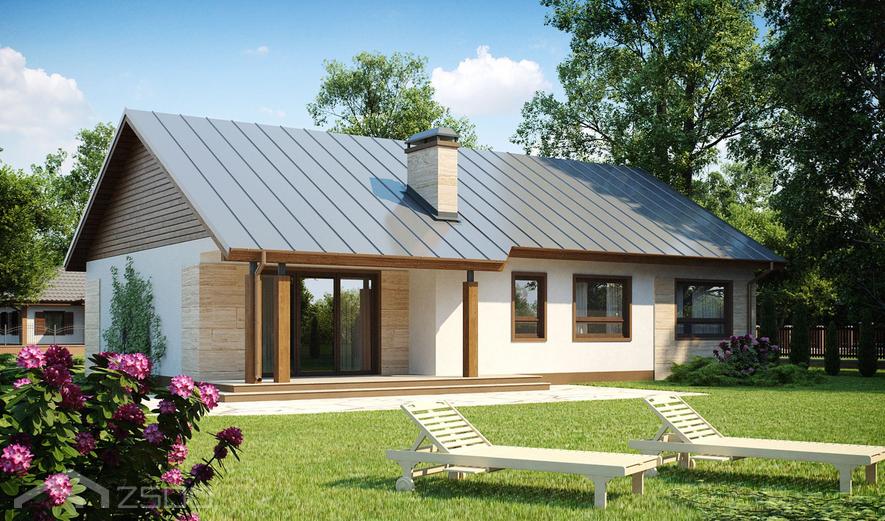 projekt domu Z98D Projekt domu Z98 D - Murator projekty