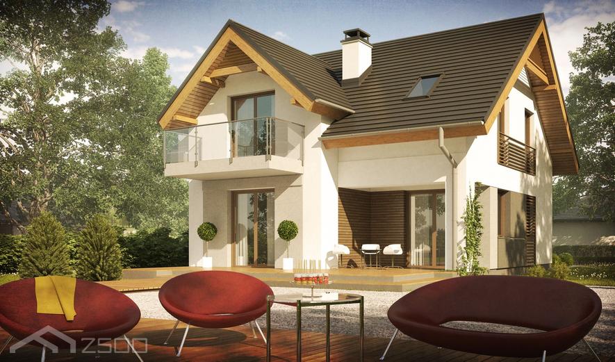 projekt domu Z163 Projekt domu Z163 - Murator projekty