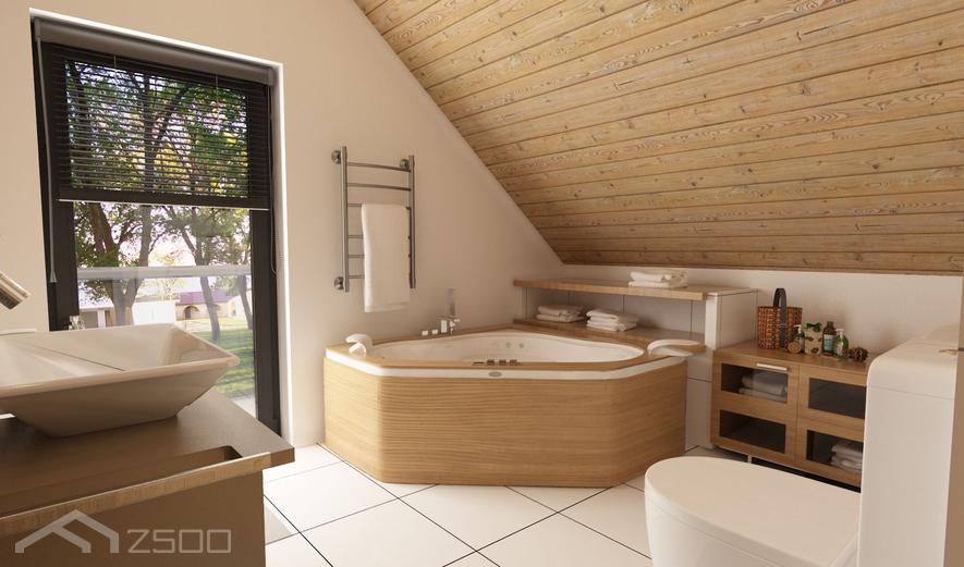 projekt domu Z265D Projekt domu Z265 D - Murator projekty