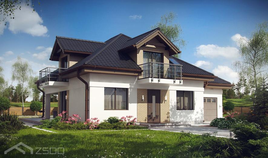 projekt domu Z283 Projekt domu Z283 - Murator projekty