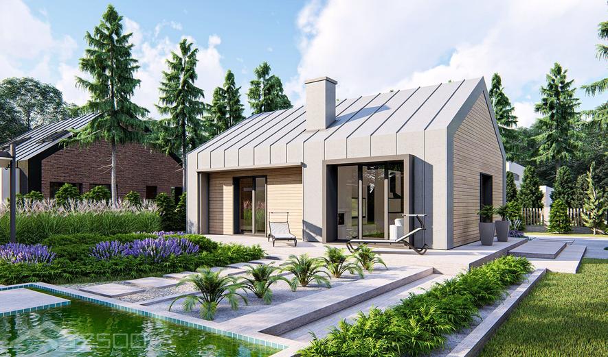 projekt domu Z418 Projekt domu Z418 - Murator projekty