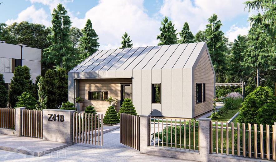 projekt domu Z418 Projekt domu Z418 - Murator projekty