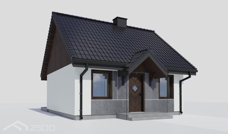 projekt domu Z6040sd Projekt domu Z60 40 sd - Murator projekty