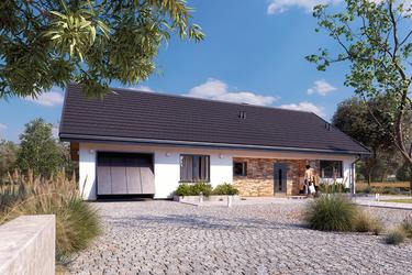 projekt domu DS088 Awokado 3 - Murator projekty