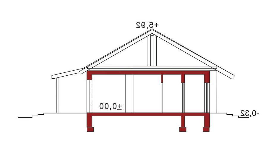 projekt domu AS024 Nina 2C - Murator projekty