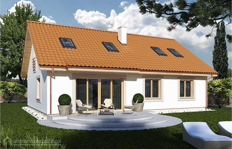 projekt domu AS091 Gienia 2 Klasyk A - Murator projekty