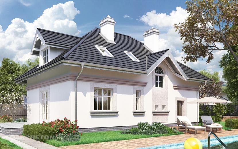 projekt domu AN871 Nowy Dworek-2 (871) - Murator projekty