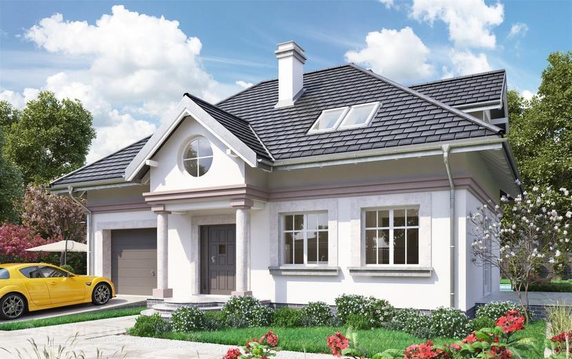 projekt domu AN871 Nowy Dworek-2 (871) - Murator projekty