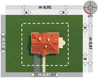 projekt domu AN871 Nowy Dworek-2 (871) - Murator projekty