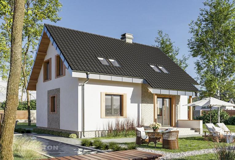 projekt domu AN1215 Kuklik (1215) - Murator projekty