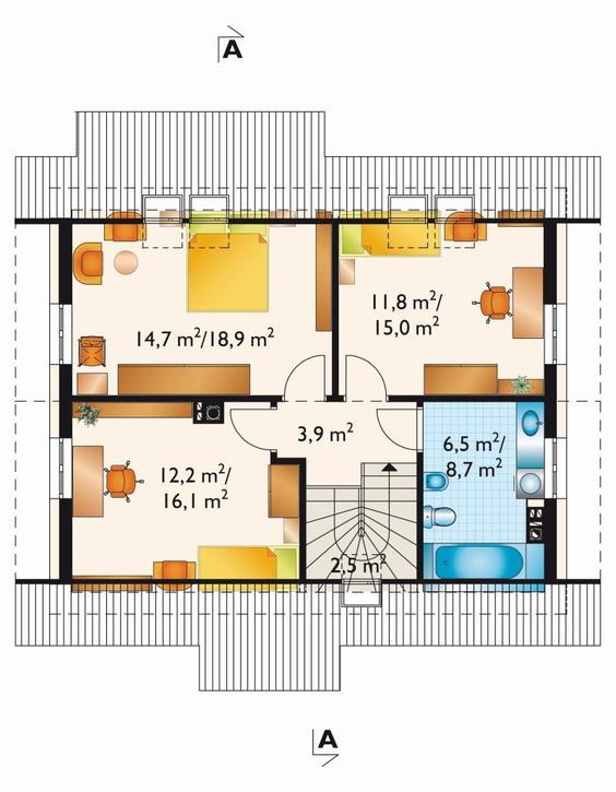 projekt domu AN1215 Kuklik (1215) - Murator projekty